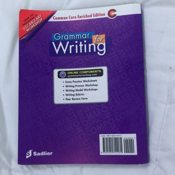 Sadlier | Office | Sadlier Grammar For Writting Grade 7 | Poshmark